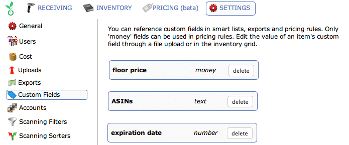 Custom Data Fields And Columns In Sellery Sellerengine