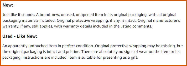 Used sold as new notifications: the solution - SellerEngine