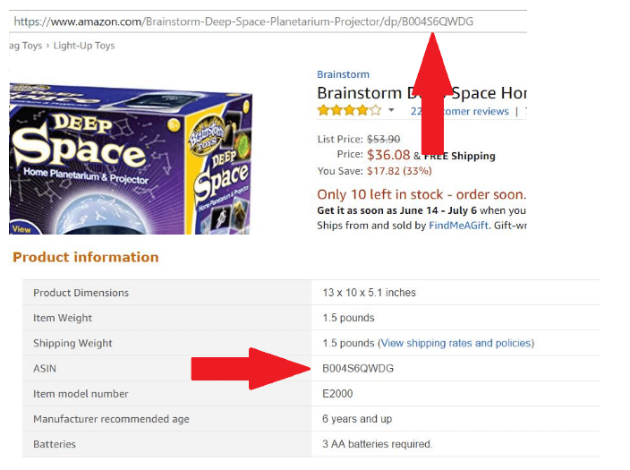 Amazon standard identification number (asin) - SellerEngine