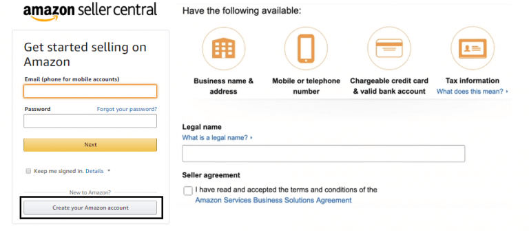 How to sell on Amazon in 2020: Set Up Your Amazon Account - SellerEngine