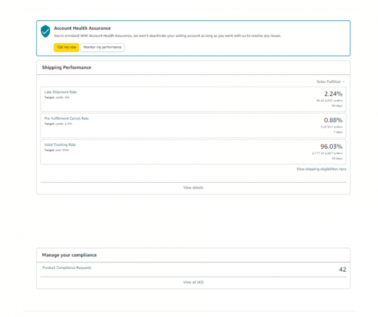 How to Improve Account Health and Shipping Performance on Amazon ...